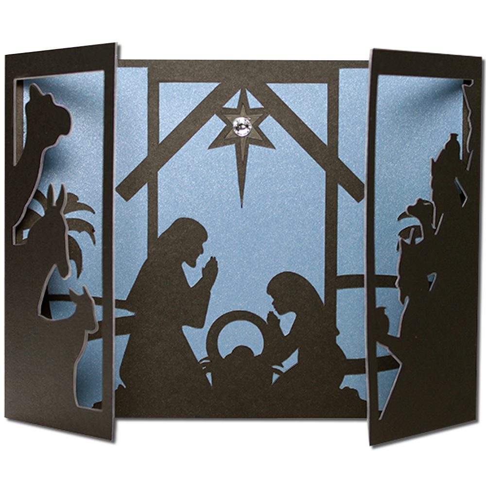 JMRush Designs: Nativity Triptych Card