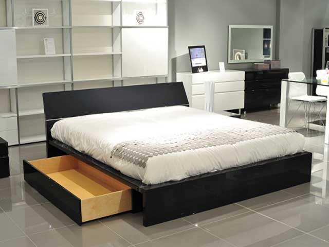 modern storage bed designs