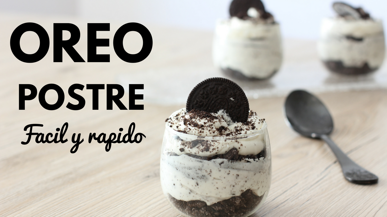 Postre Oreo