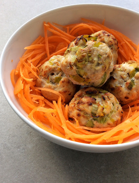 Apple and Leek Meatballs