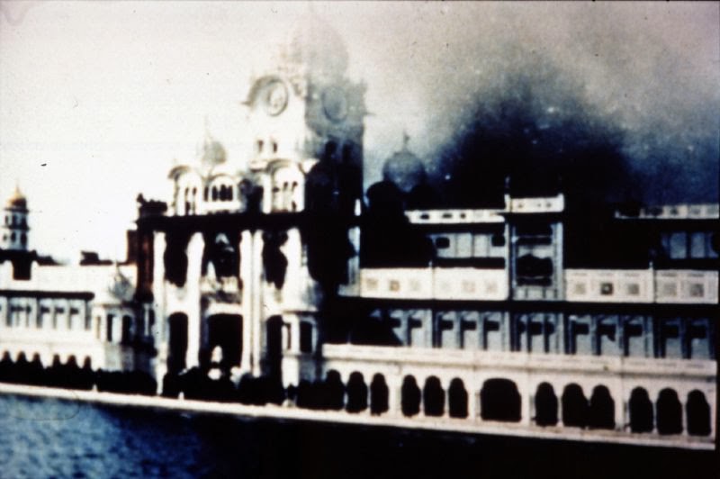 Operation Blue Star, Golden Temple, Amritsar, Punjab, India | Rare ...