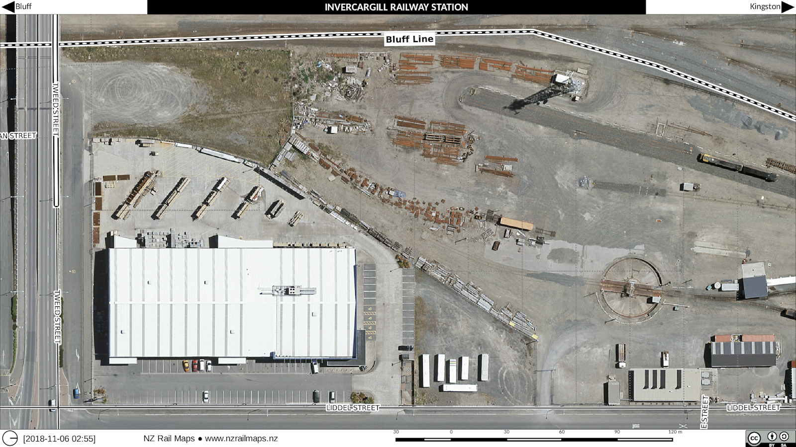 New Zealand Rail Maps: Kingston Branch [2A]: Invercargill-Makarewa 1 ...