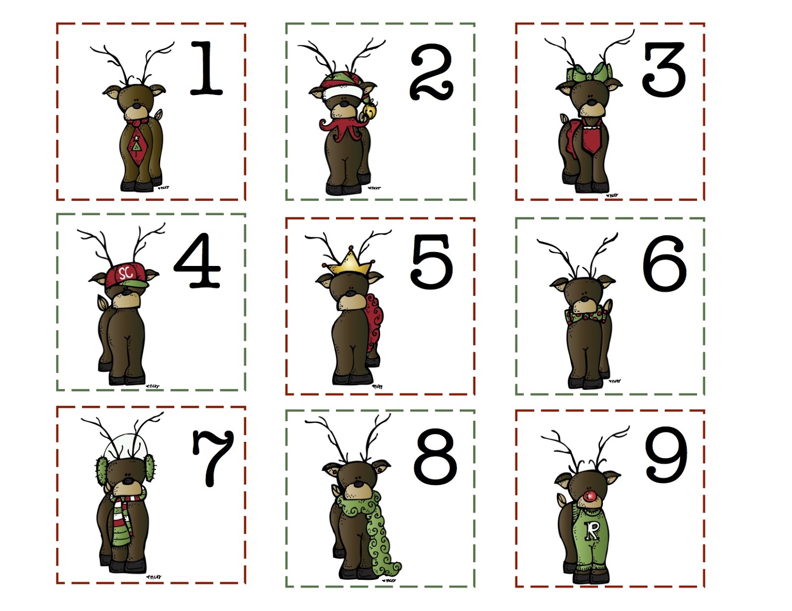 RECURSOS y ACTIVIDADES para Educación Infantil: Los números en NAVIDAD