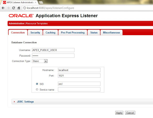 Balaji's Blog - Think inside the Box: Running Oracle Apex Listener on ...