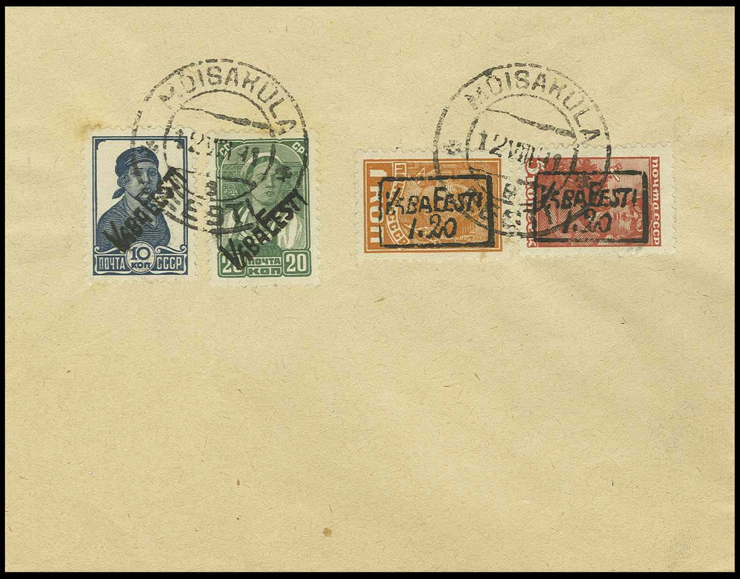 Võromaaveere: Mõisaküla margid 1941 oksjonil