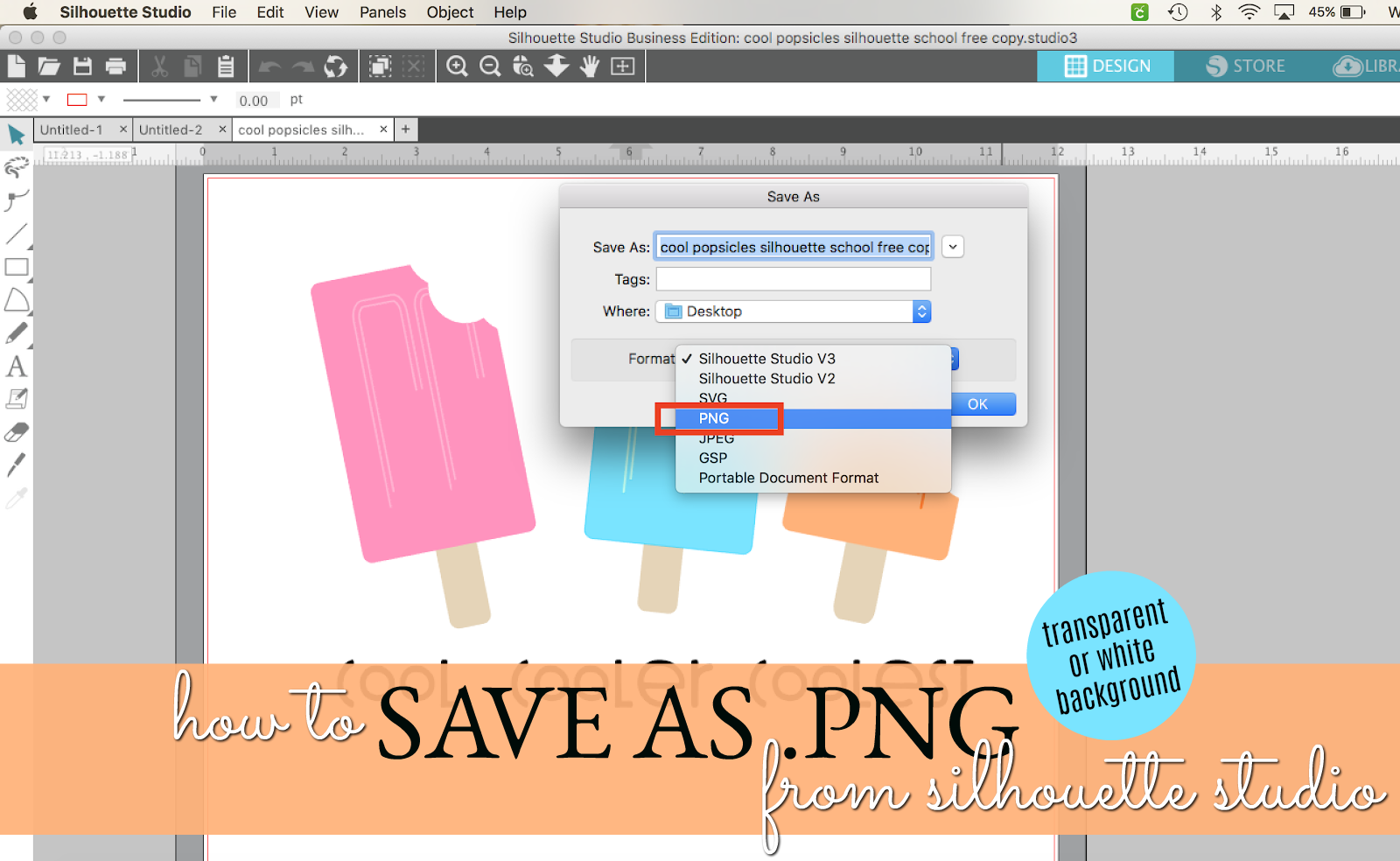 How To Save As PNG From Silhouette Studio V4 2 Series Silhouette School how-to-save-as-png-from-silhouette-studio-v4-2-series-silhouette-school