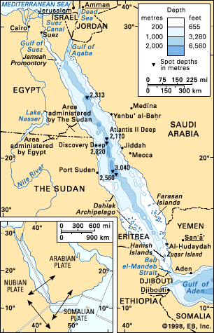 Red Sea Map