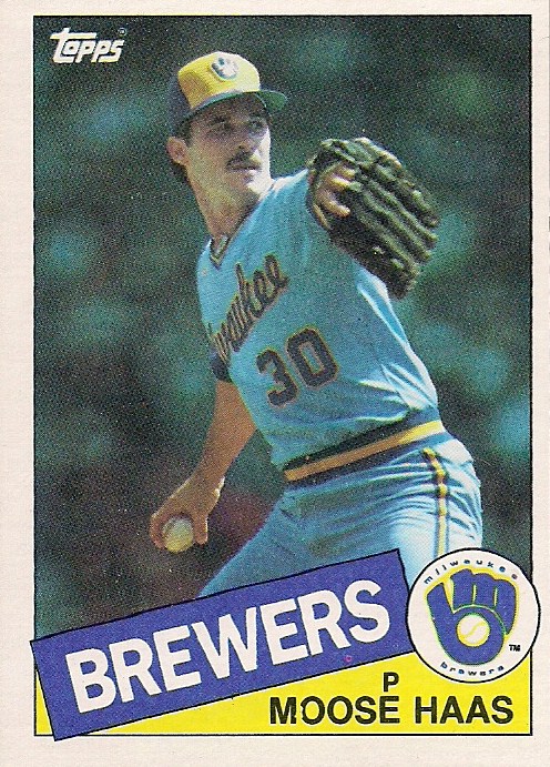 1985 Topps: #151 - Moose Haas