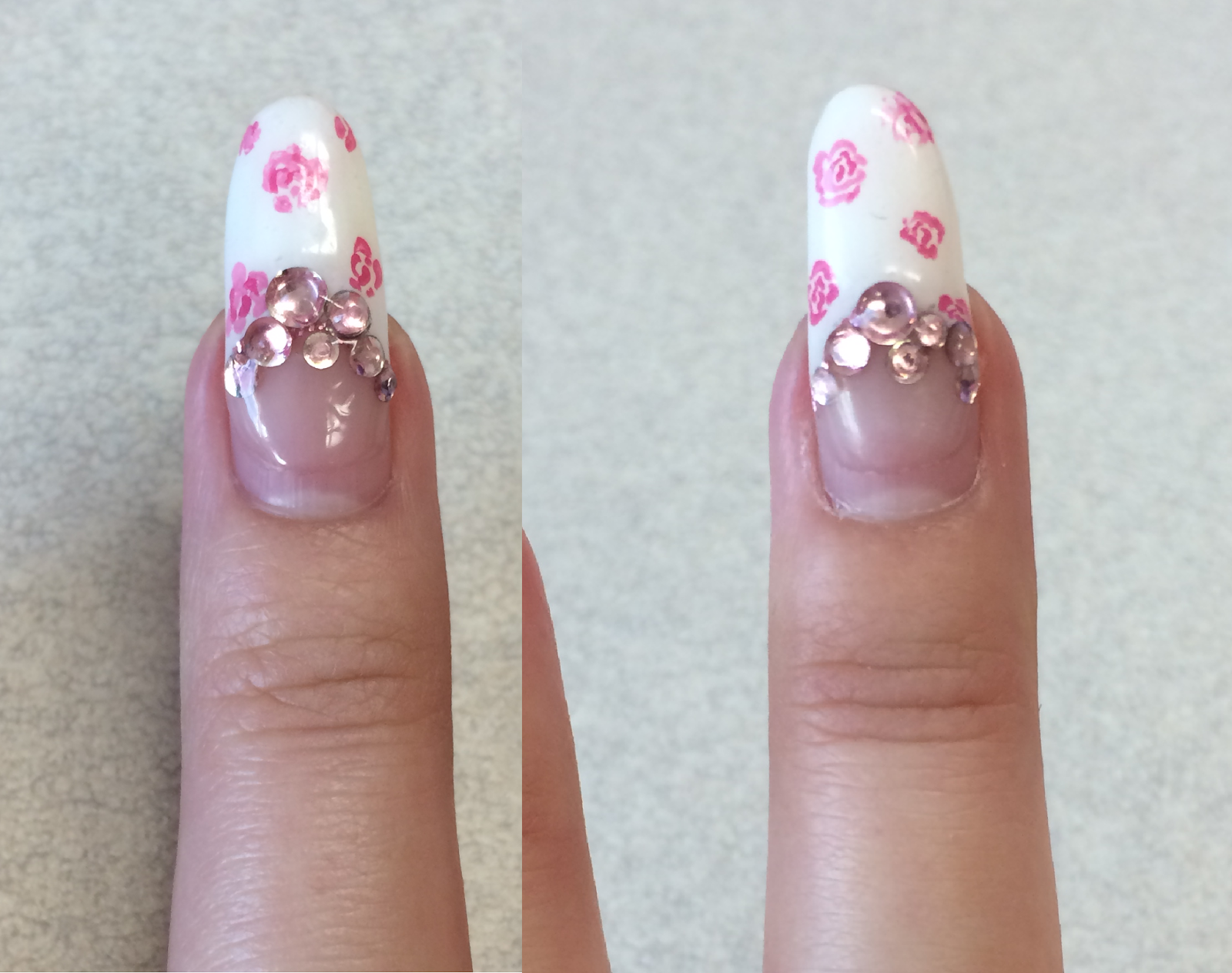 Emiiichan Blog ☆ : Salon Glitter Cal Gel nails
