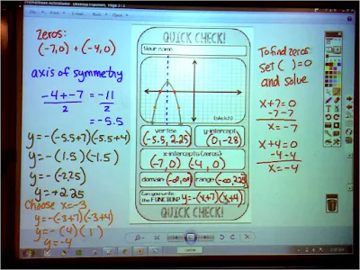 Scaffolded Math and Science: Easy Algebra Warm Up Template