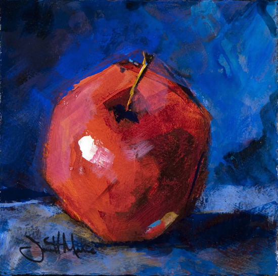JanettMarie's Little Paintings: All 100 Apple Paintings!