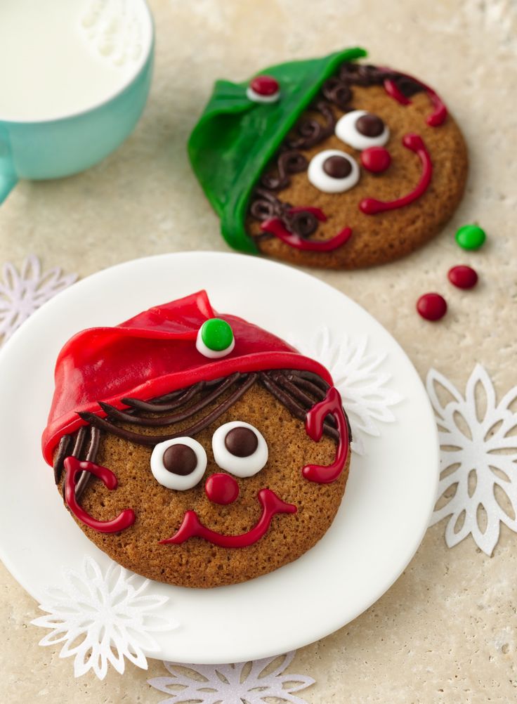 Ginger Elf Christmas Cookies 40 mins to make, serves 26 | Christmas on ...