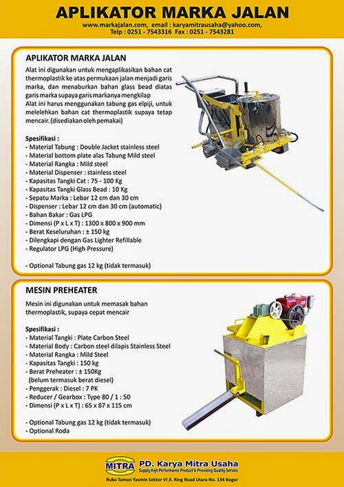 Karya Mitra Group / PD.Karya Mitra Usaha: Aplikator Mesin Marka Jalan ...