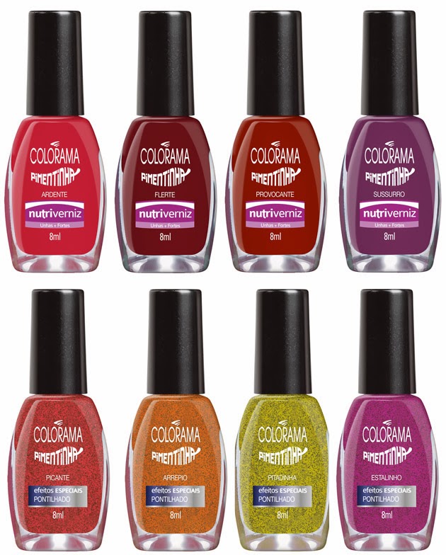Nova coleção de esmaltes Colorama: Pimentinha! - Garotas Modernas