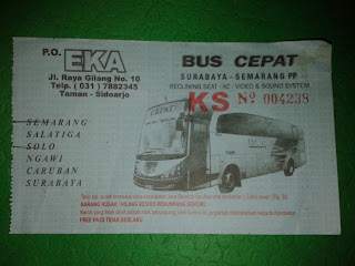 Caper Touring "One Stop Journey": Koleksi Karcis Bus