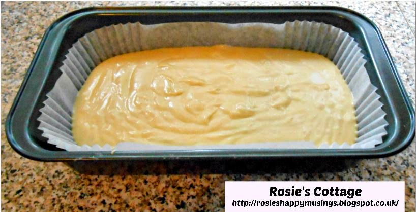 Rosie's Cottage: "Cheer-Up" Lemon Drizzle Sponge Loaf
