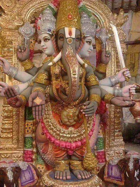 CHODAVARAMNET: LORD VIGNESWARA WITH EIGHT HANDS