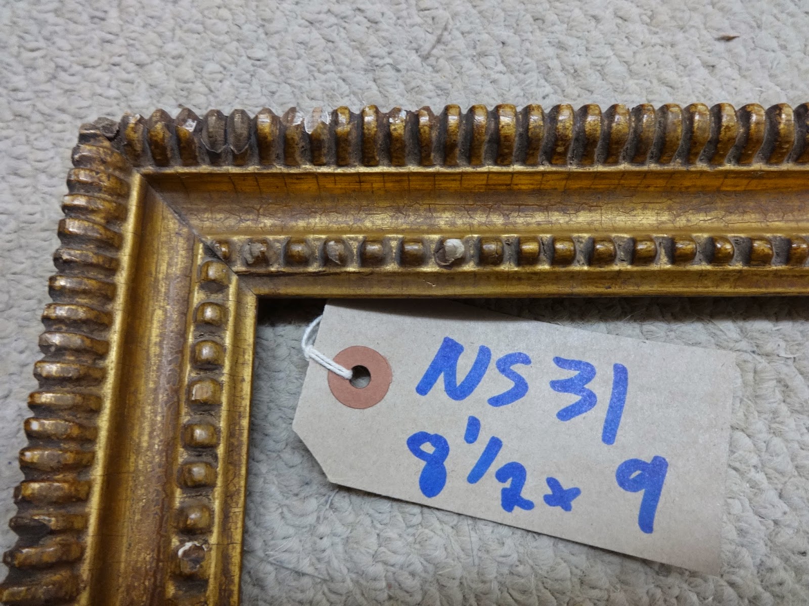 Antique Frame Sale: Georgian 18th Century Carved Romney Frame