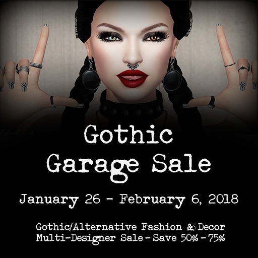 The Many Faces Of Mel: #414 - Don't Miss The Gothic Garage Sale! Ends ...