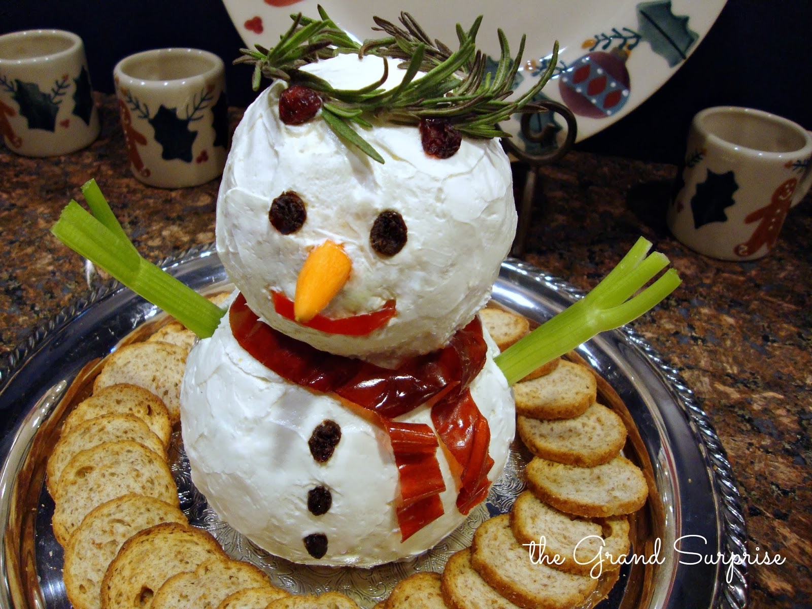 the Grand Surprise!: SNOWMAN appetizer