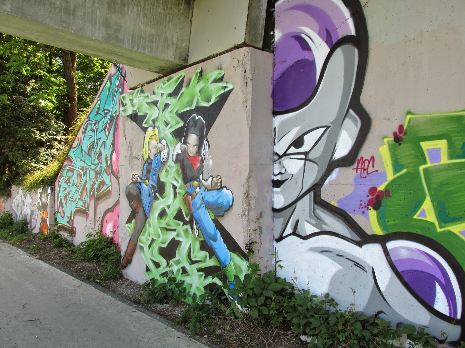 Lionel Viart: Graffiti du manga Dragon Ball