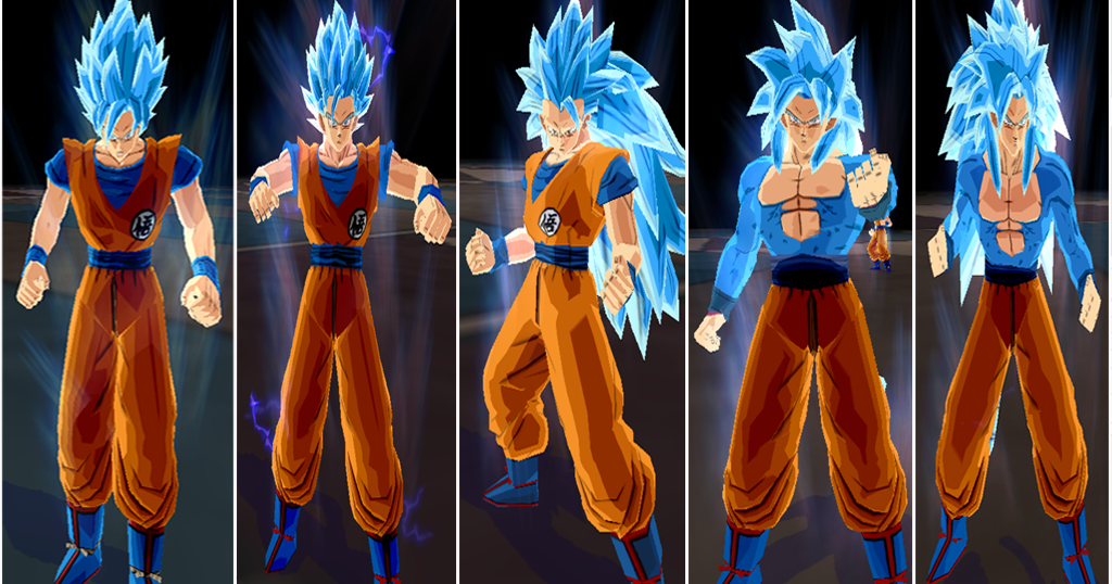 mods dbz BR: GOKU SSJBLUE FORMS