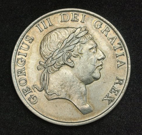 British Bank Token - Silver 3 Shilling Coin, King George III, 1812 ...