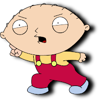 ZapBook: Stewie Griffin vector drawing