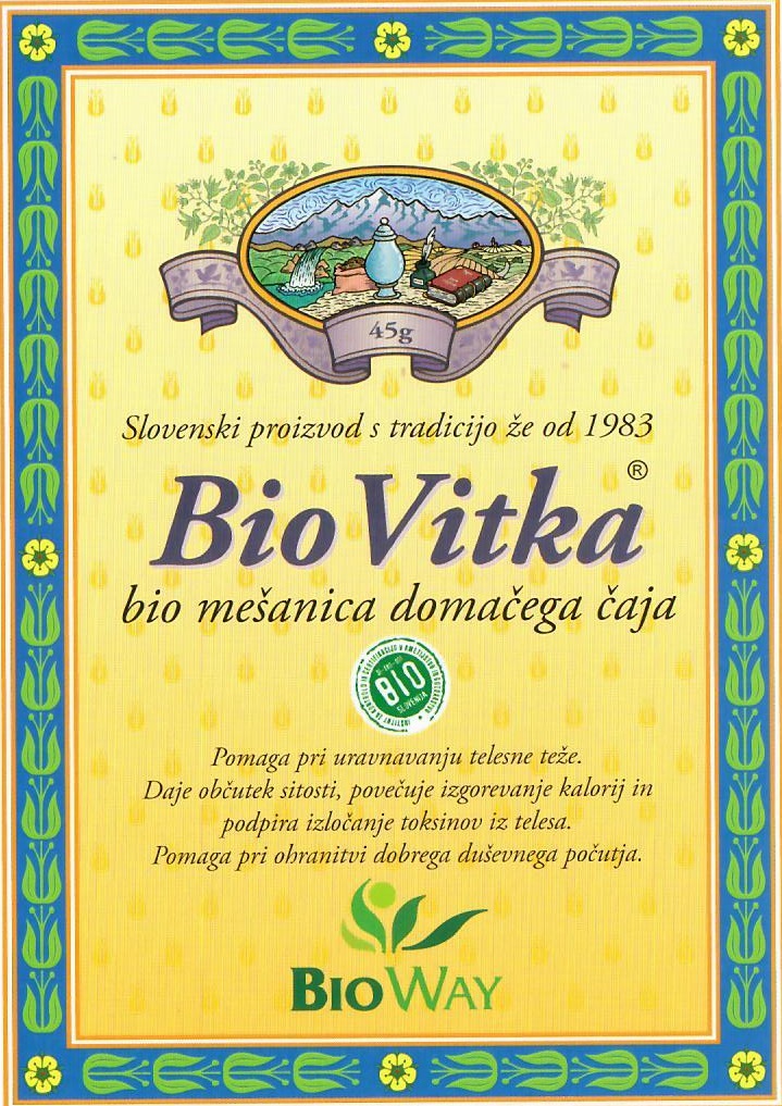 BIO VITKA® domača bio čajna mešanica, nekoč BIO SLIM®