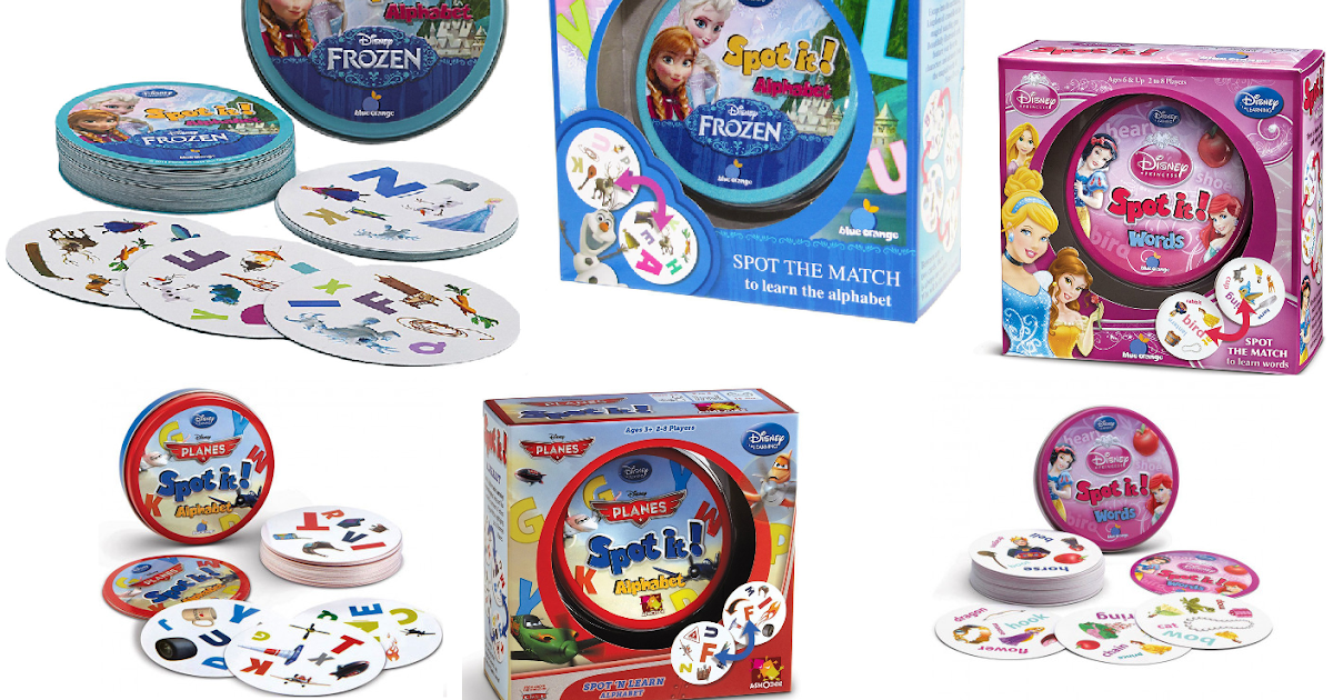 Disney Spot It! Kids' Card Match Game With Metal Tin $4.99 (Reg $9.99 ...