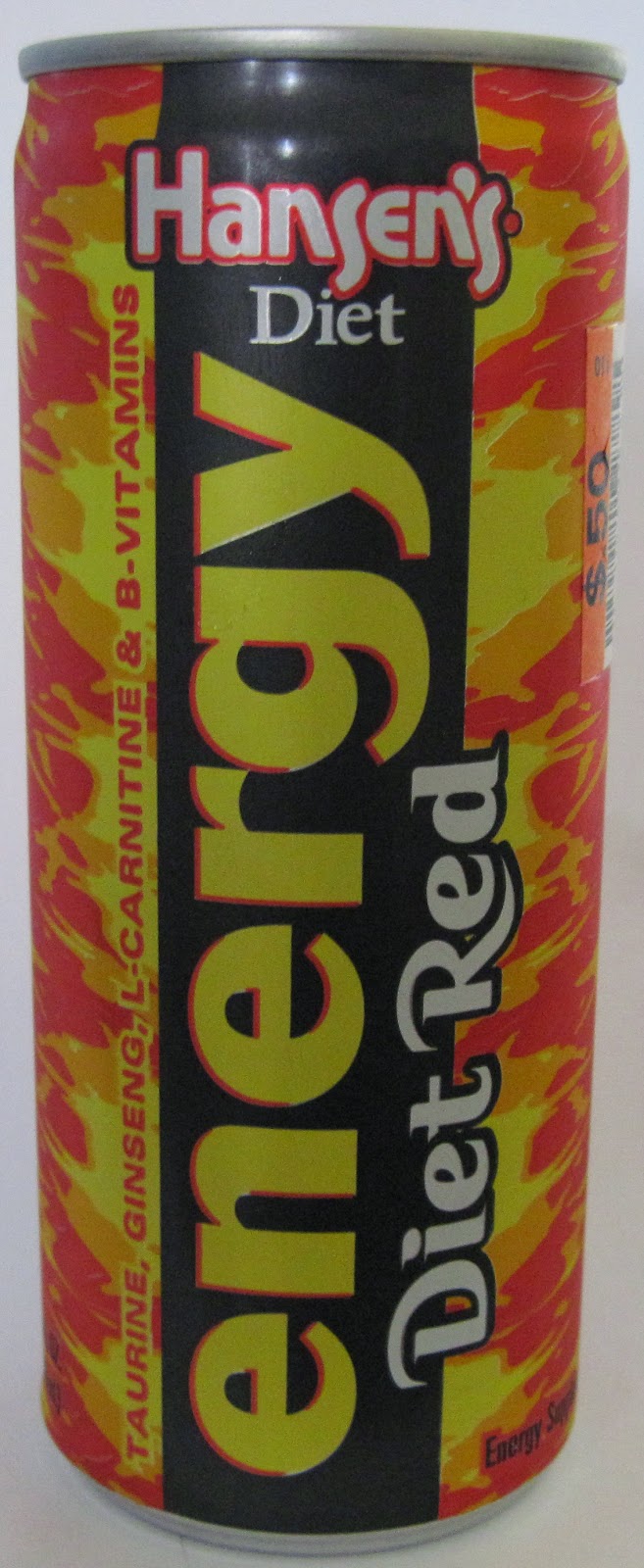 Caffeine King: Hansen's Diet Red Energy Drink Review