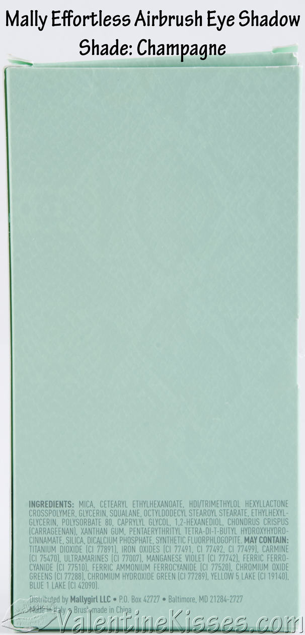 Valentine Kisses: Mally Effortless Airbrush Eye Shadow in Champagne ...