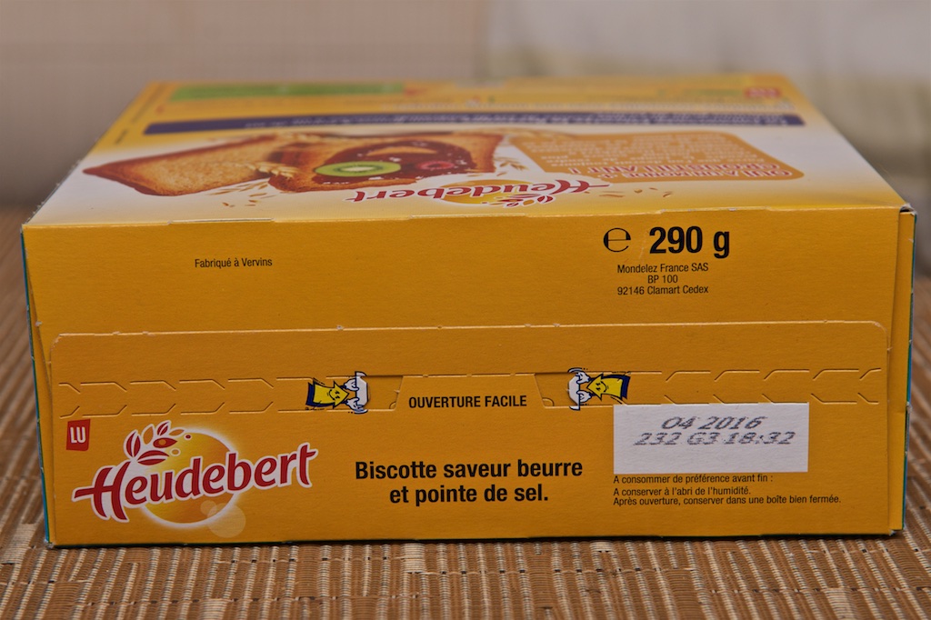 Biscotte La Bretonne (290g) par Heudebert