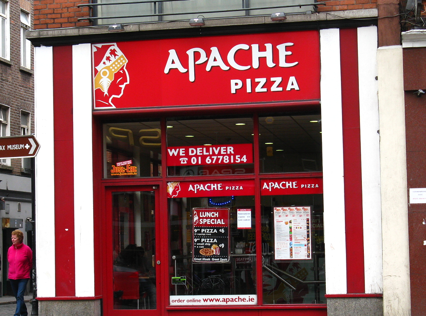 Newspaper Rock: Apache Pizza in Ireland