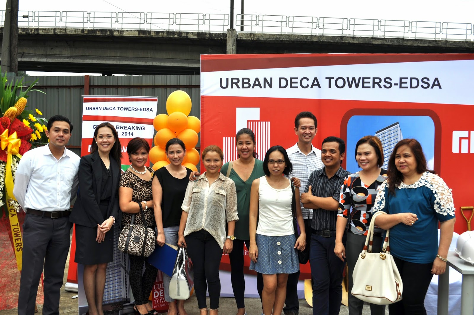 Urban Deca Towers Ground Breaking Ceremony - Rochelle Rivera