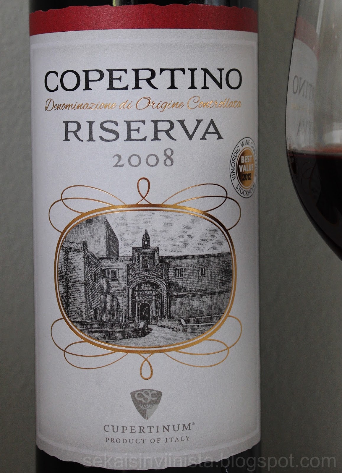 Sekaisin viinistä: Erinomainen kyykkyviini: Copertino Riserva