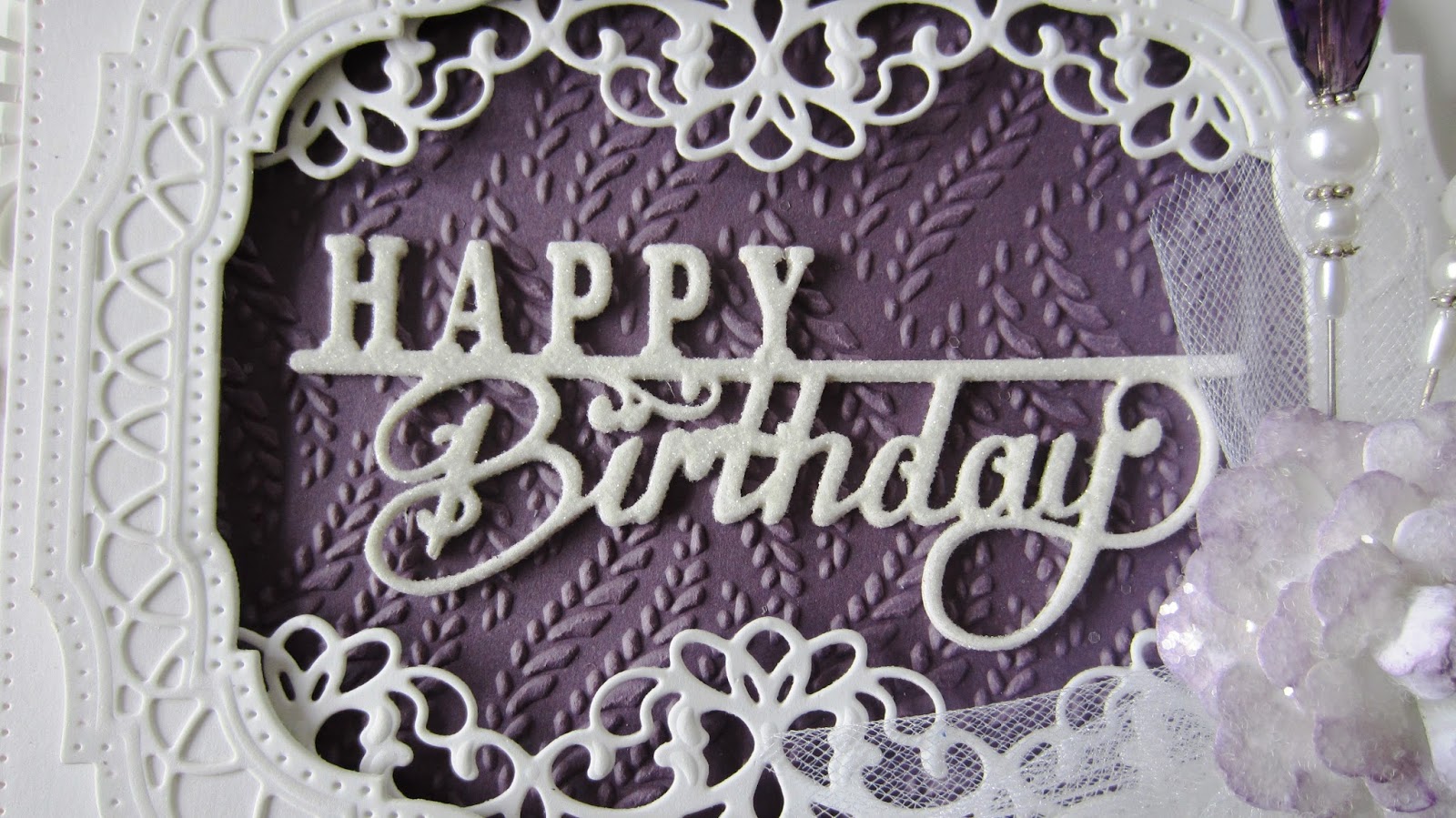 PartiCraft (Participate In Craft): Fancy Happy Birthday