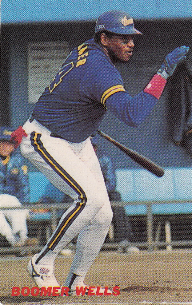 Japanese Baseball Cards: Boomer Wells