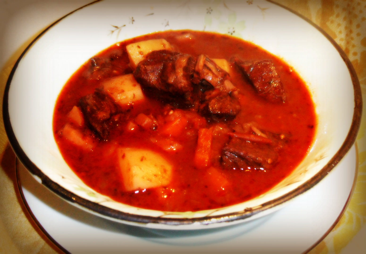 Chez Maximka: Beef stew with chocolate
