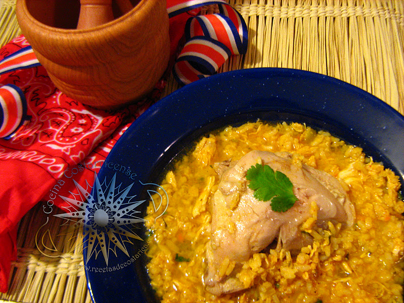 Cocina Costarricense: arroz guacho