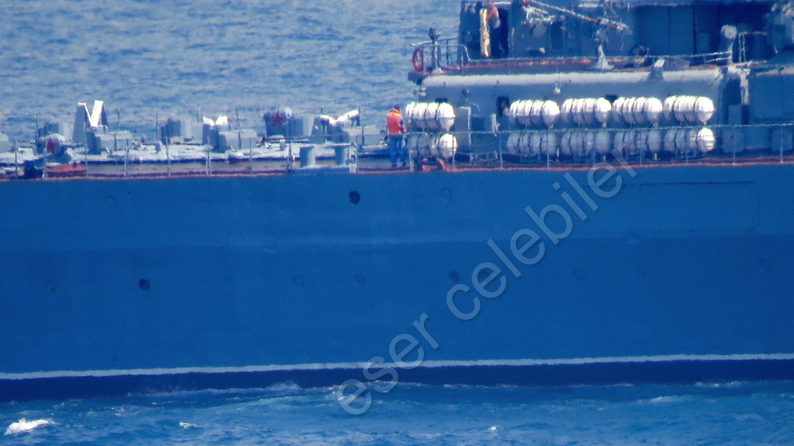 WARSHIPS ON THE BOSPHORUS: 121 Moskwa, Slava-class cruiser