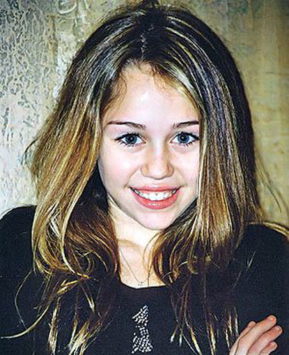 Jennifer Aniston: Miley Cyrus Childhood Photos