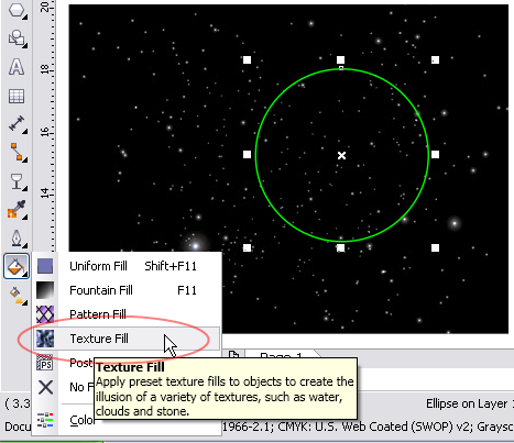 Mengisi Material Objek Dengan Texture Fill di CorelDRAW | Belajar CorelDRAW