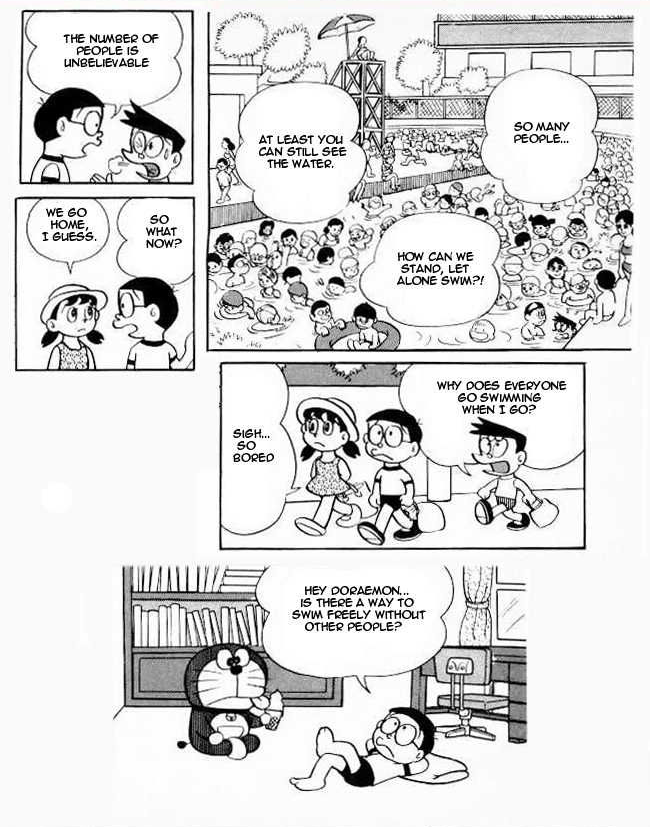 [Doraemon] - 82 Let's Swim in the Pacific Ocean! | English Manga Kid