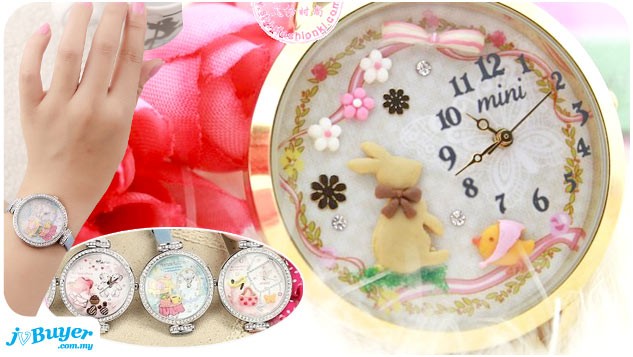 Korean MINI Handmade Miniature Polymer Clay Watches ~ JvBuyer