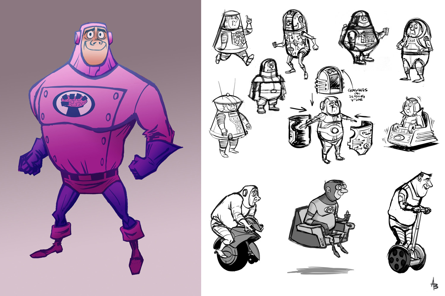 Living Lines Library: Megamind (2010) - Concept Art, Other Characters