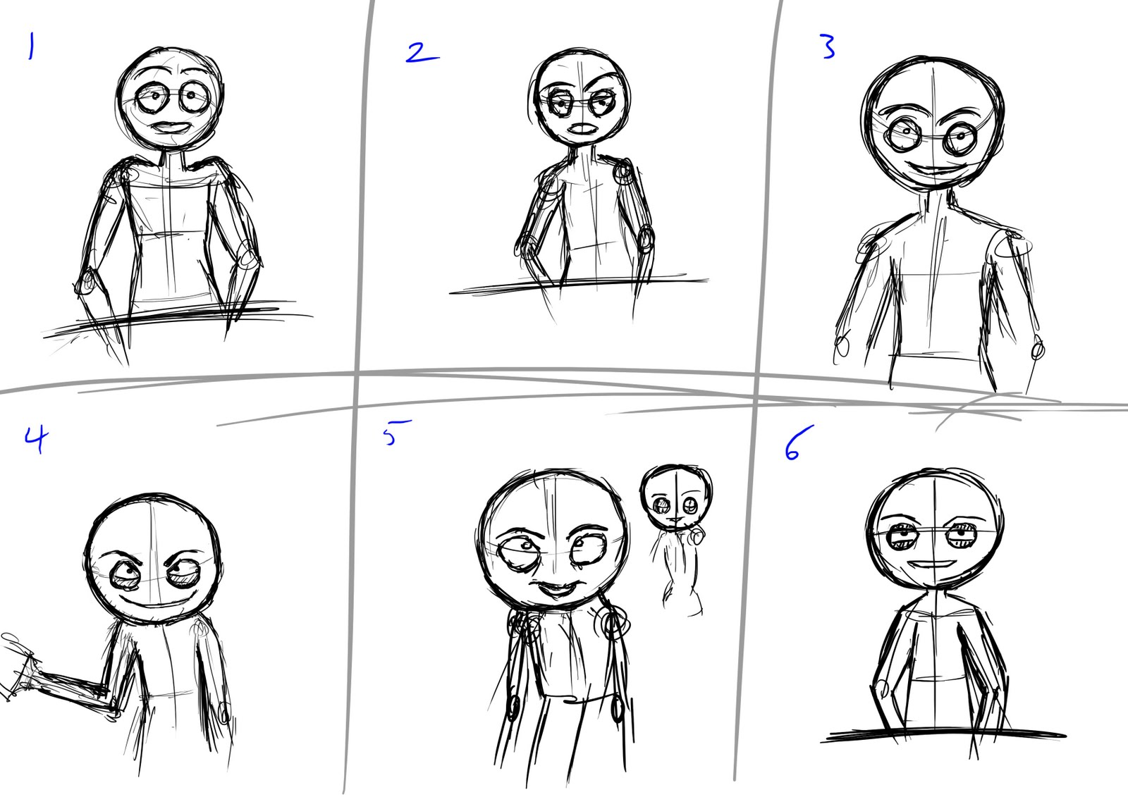 Robert Burchett Character Animation: Storyboard and research