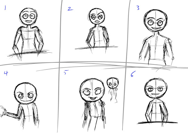 Robert Burchett Character Animation: Storyboard and research