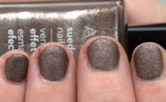 Avon Suede Nail Enamel - Touch of Taupe and Blue Royale swatches ...