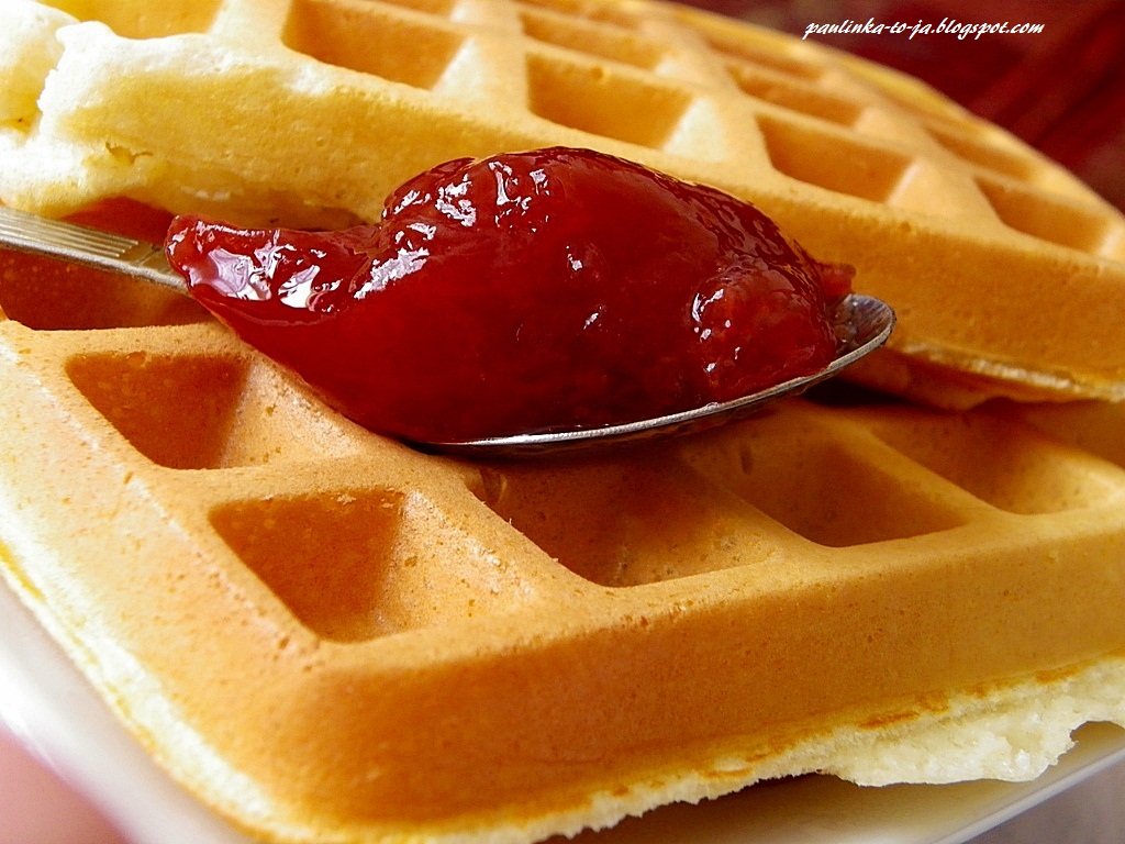 Smak mojej kuchni...: Chrupiące gofry